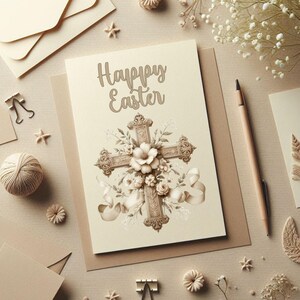 220 Neutral Easter Clipart PNG and SVG Sublimation Bundle Digital ...