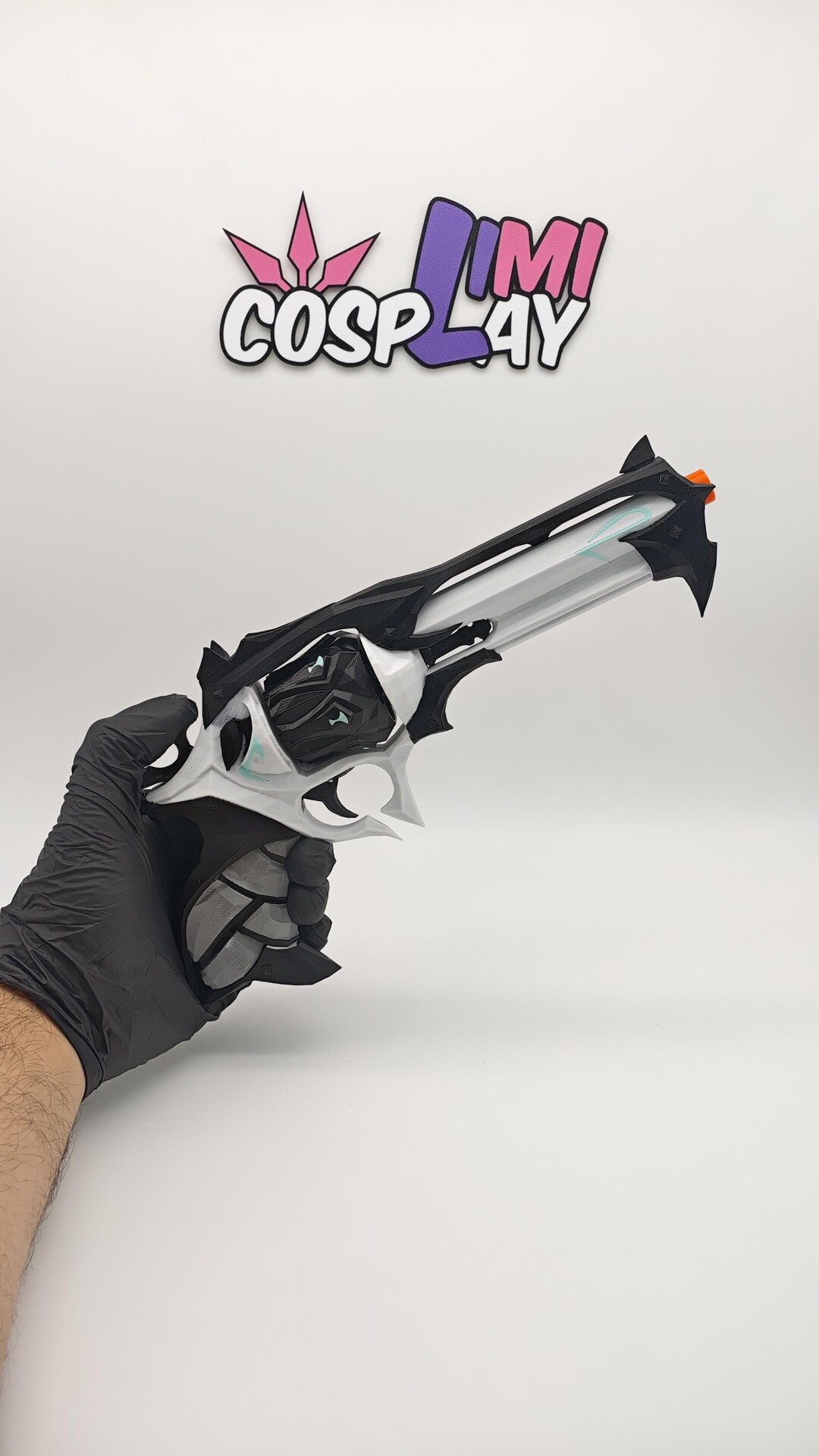 Valorant Reaver Sheriff Cosplay 3D Printed Plastic Non-functional In ...