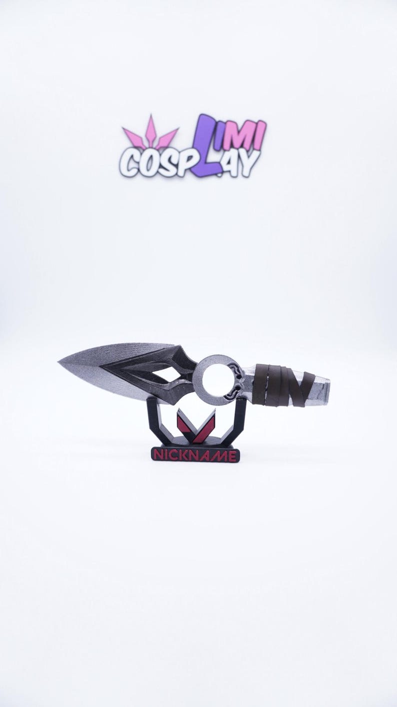 3D Printed Valorant Jett's Ulti Knife Cosplay Plastic Non-functional In ...