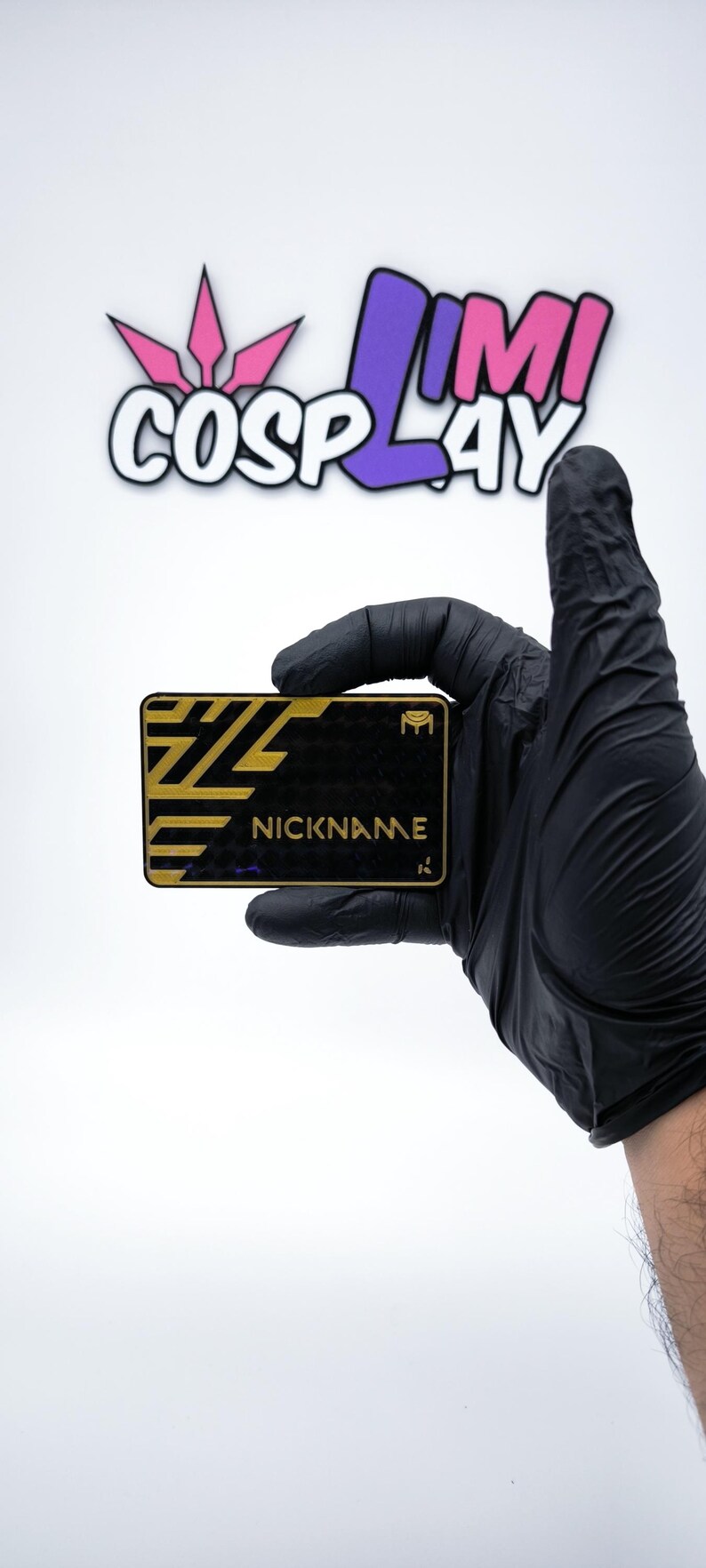 3D Printed Valorant Chamber Card Cosplay Plastic Non-functional In-game ...