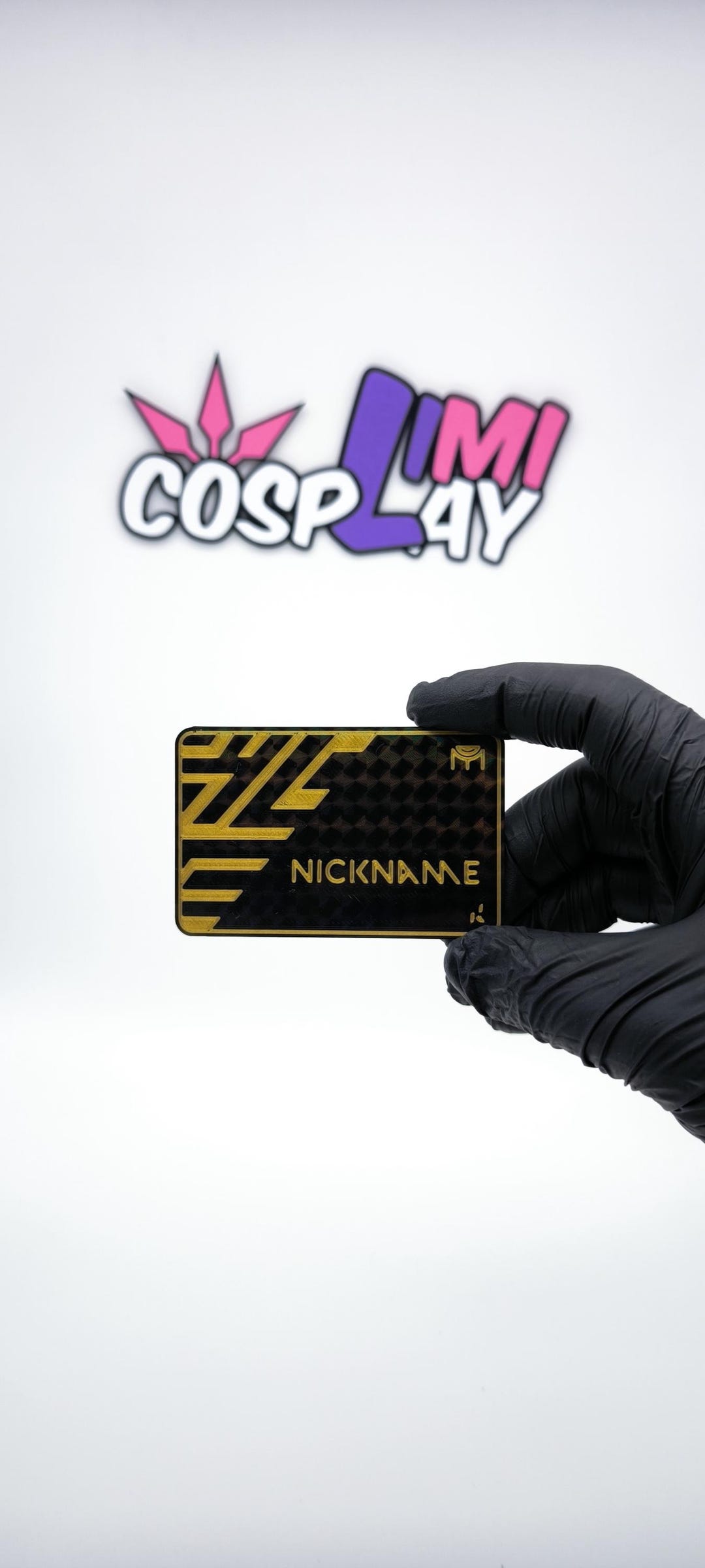 3D Printed Valorant Chamber Card Cosplay Plastic Non-functional In-game ...