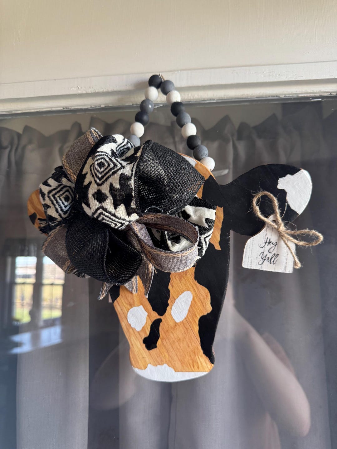 Cow Head Sign - Etsy