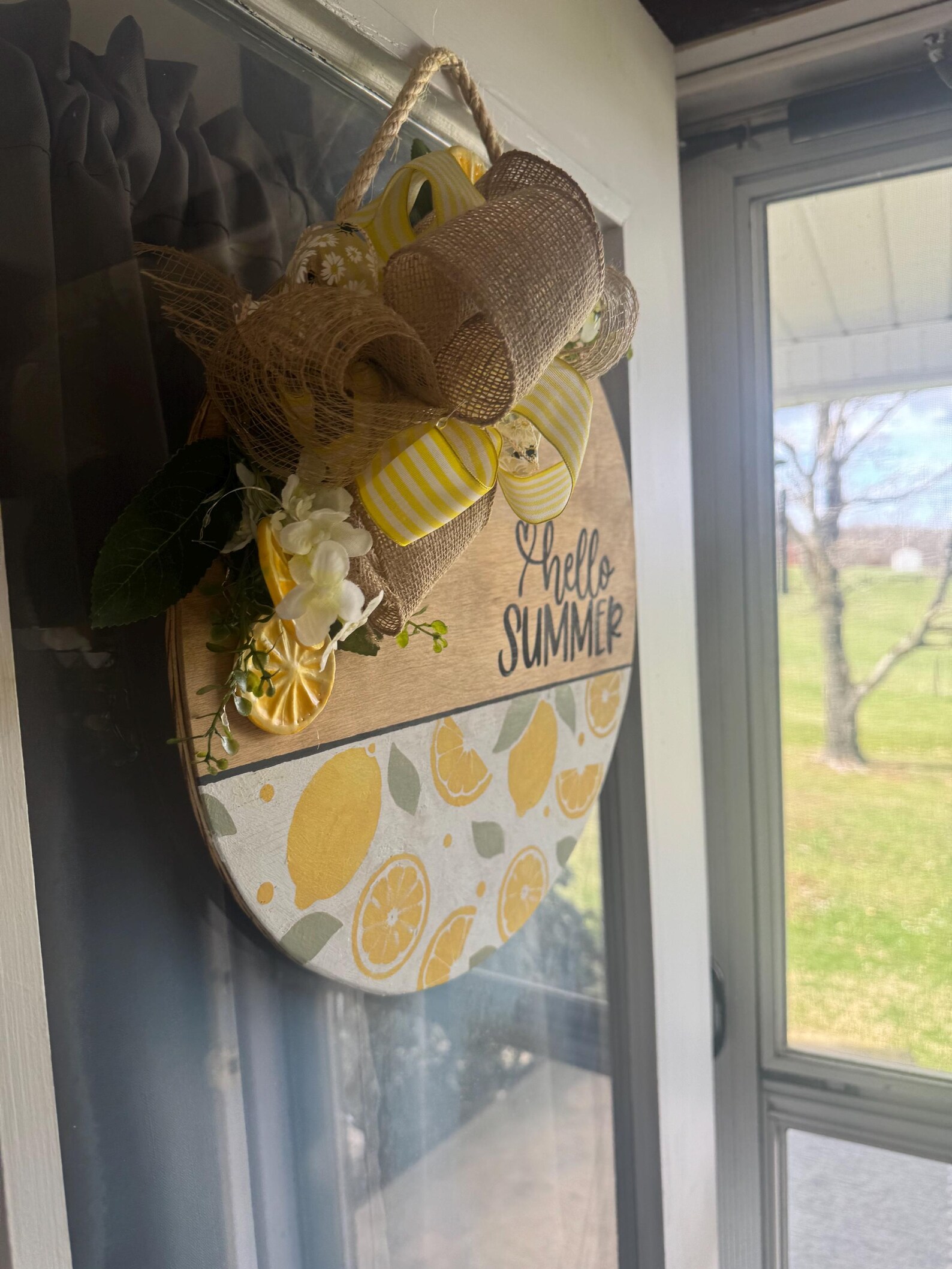 Summer Lemon Door Sign (lighted) - Etsy