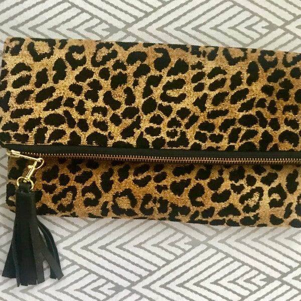 Leopard Clutch - Etsy