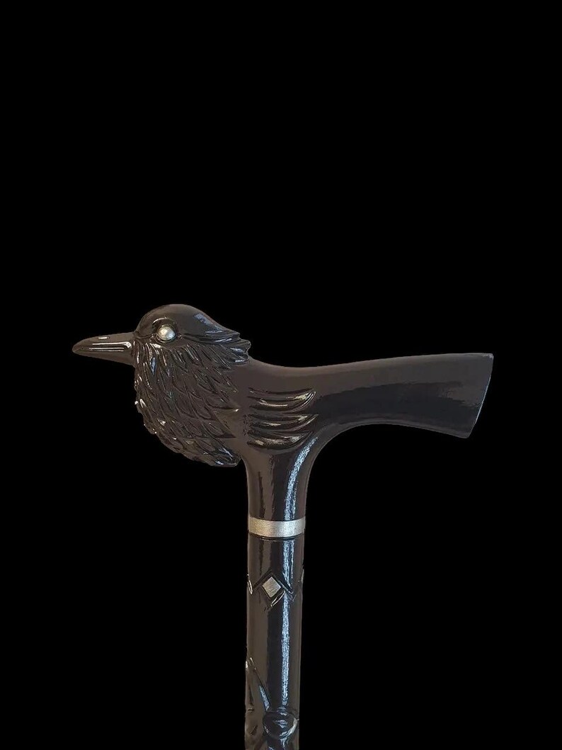 Walking Cane Raven Walking Stick Raven Cane Walking Cane for Men and ...