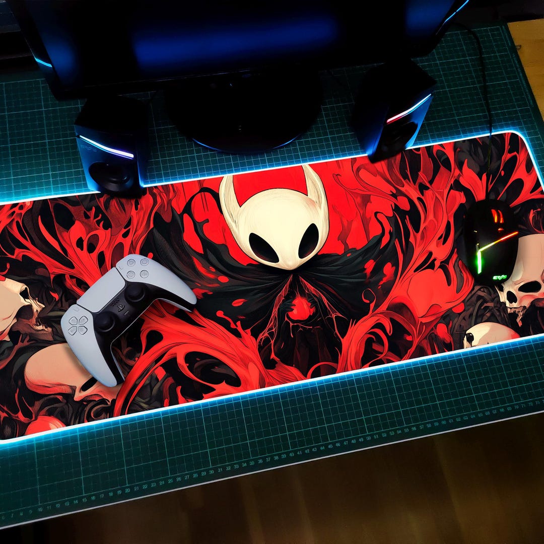 The Knight LED Gaming Mouse Pad, Hornet RGB Gaming Desk Mat, the Grimm ...