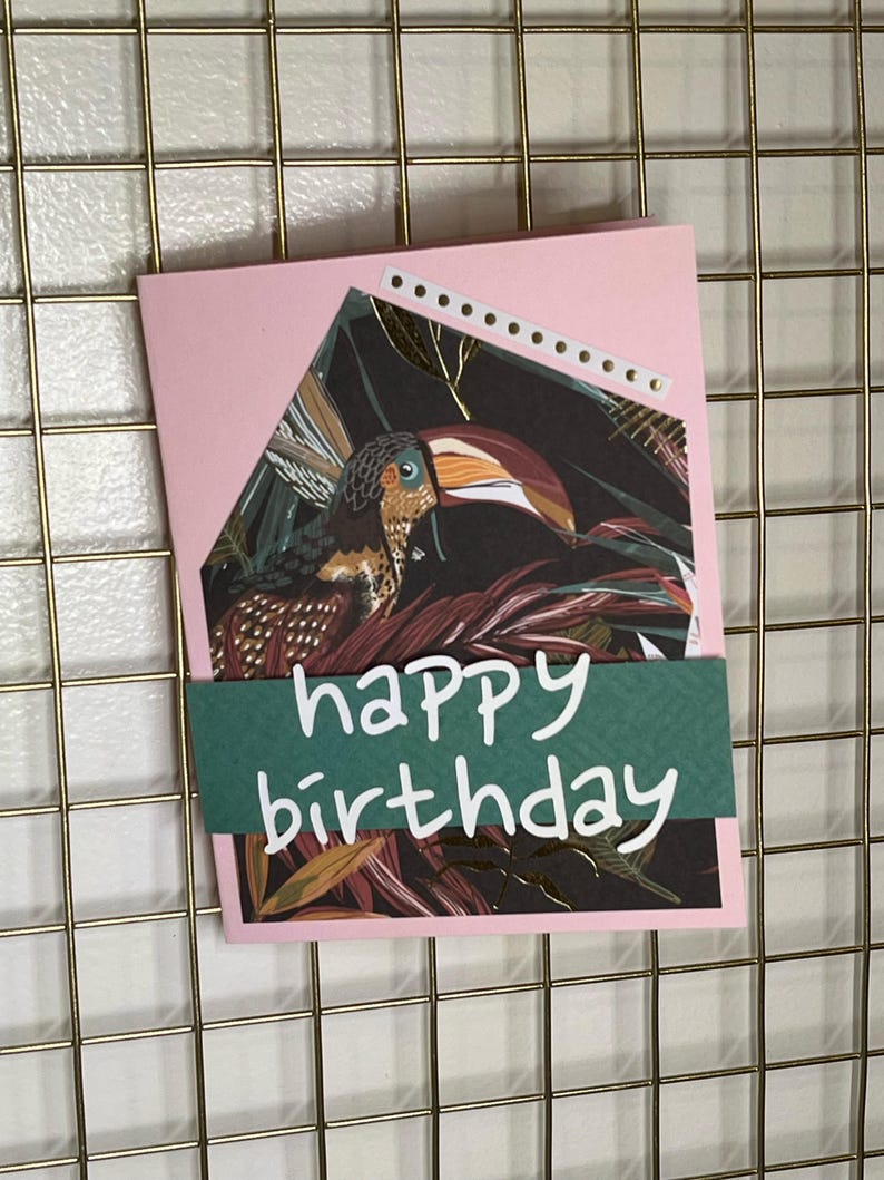 Happy Birthday Toucan Card - Etsy
