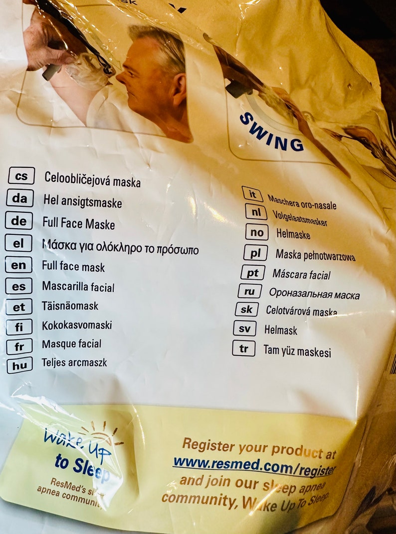 Resmed CPAP Quatro FX Full Face Mask - Large - #61702 - Etsy