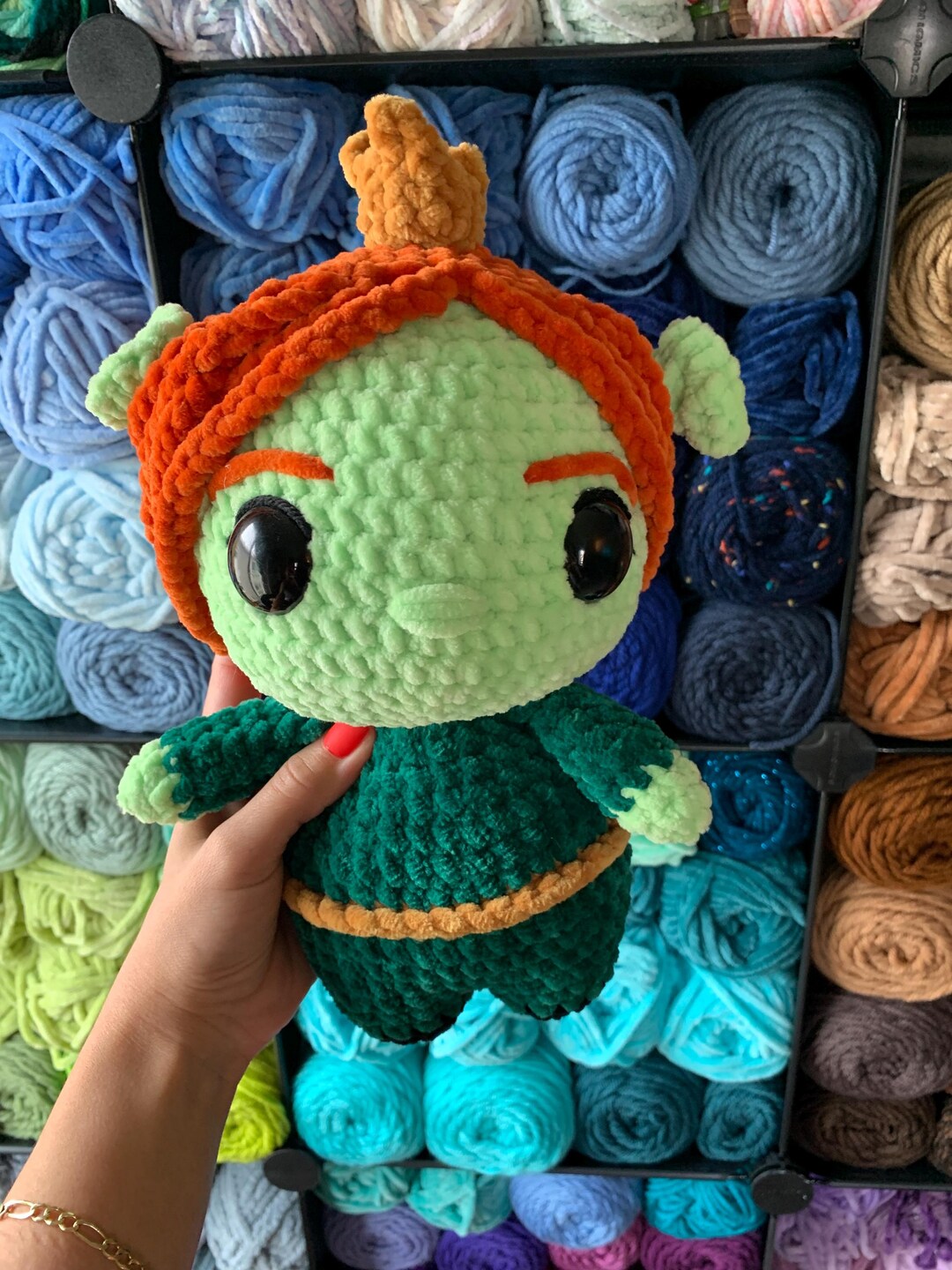Fiona Princess Amigurumi Fiona Crochet Fiona Plushie - Etsy