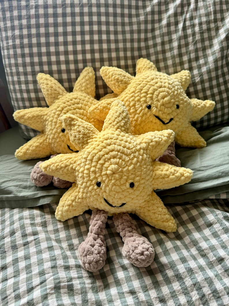 Crochet Sun Jellycat - Etsy