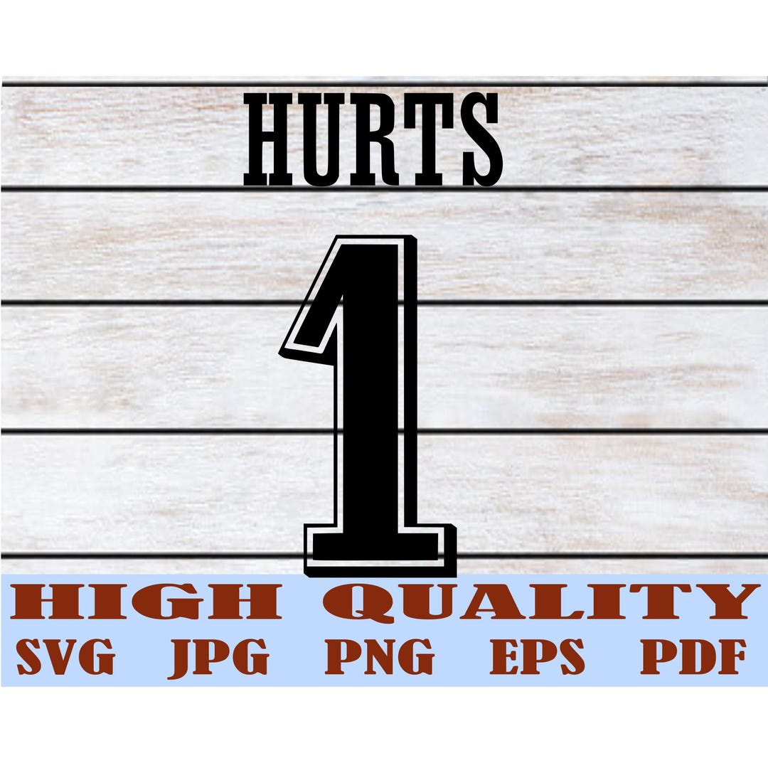Hurts Jersey SVG PNG JPG Eps Pdf Jalen Hurts Svg Jalen Hurts Jersey ...