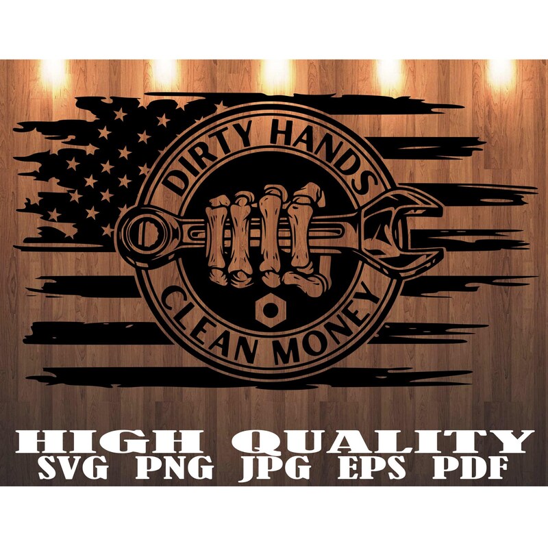 Dirty Hands Clean Money Svg - Etsy