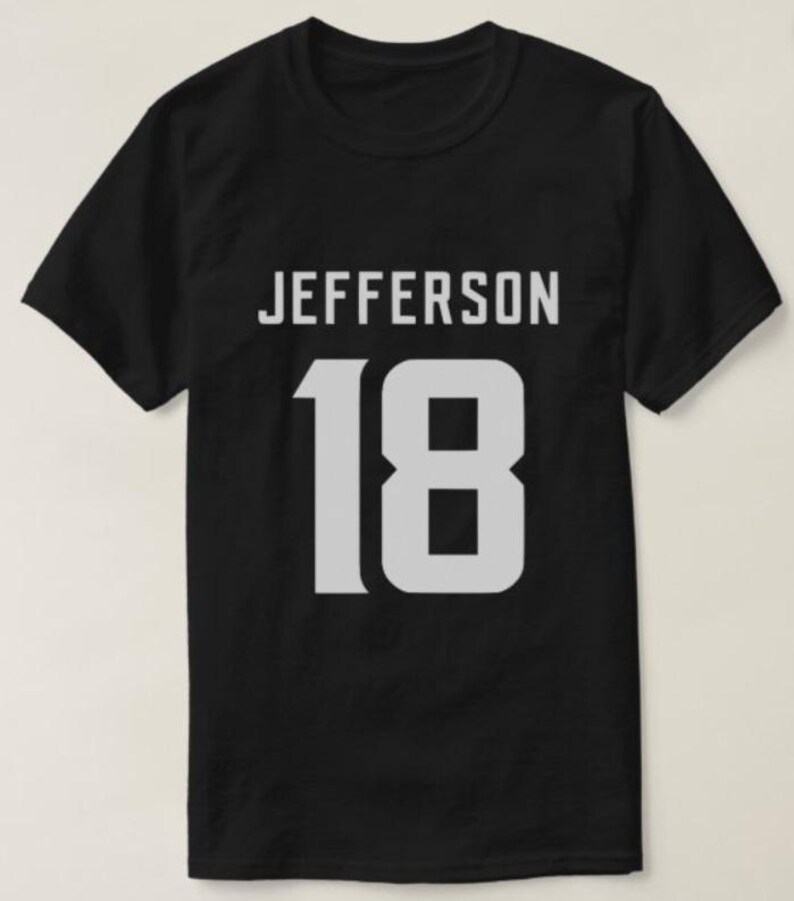 Jefferson Jersey SVG PNG JPG Eps Pdf Justin Jefferson Jersey Number 18 ...