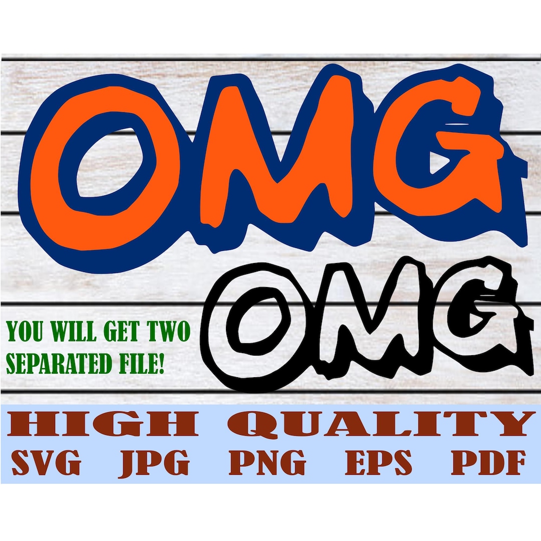 OMG Svg Png Jpg Eps Pdf OMG Sign Svg OMG Sign Png Baseball Svg Baseball ...