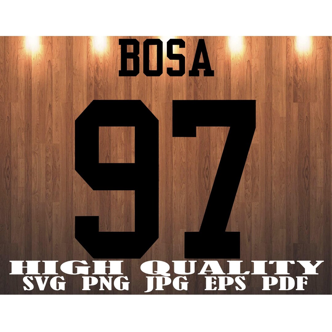 Bosa Jersey SVG PNG JPG Eps Pdf Nick Bosa Jersey Number 97 Svg Nick ...