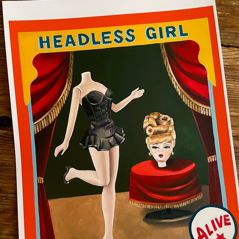 Girl Freaking a Doll - Etsy