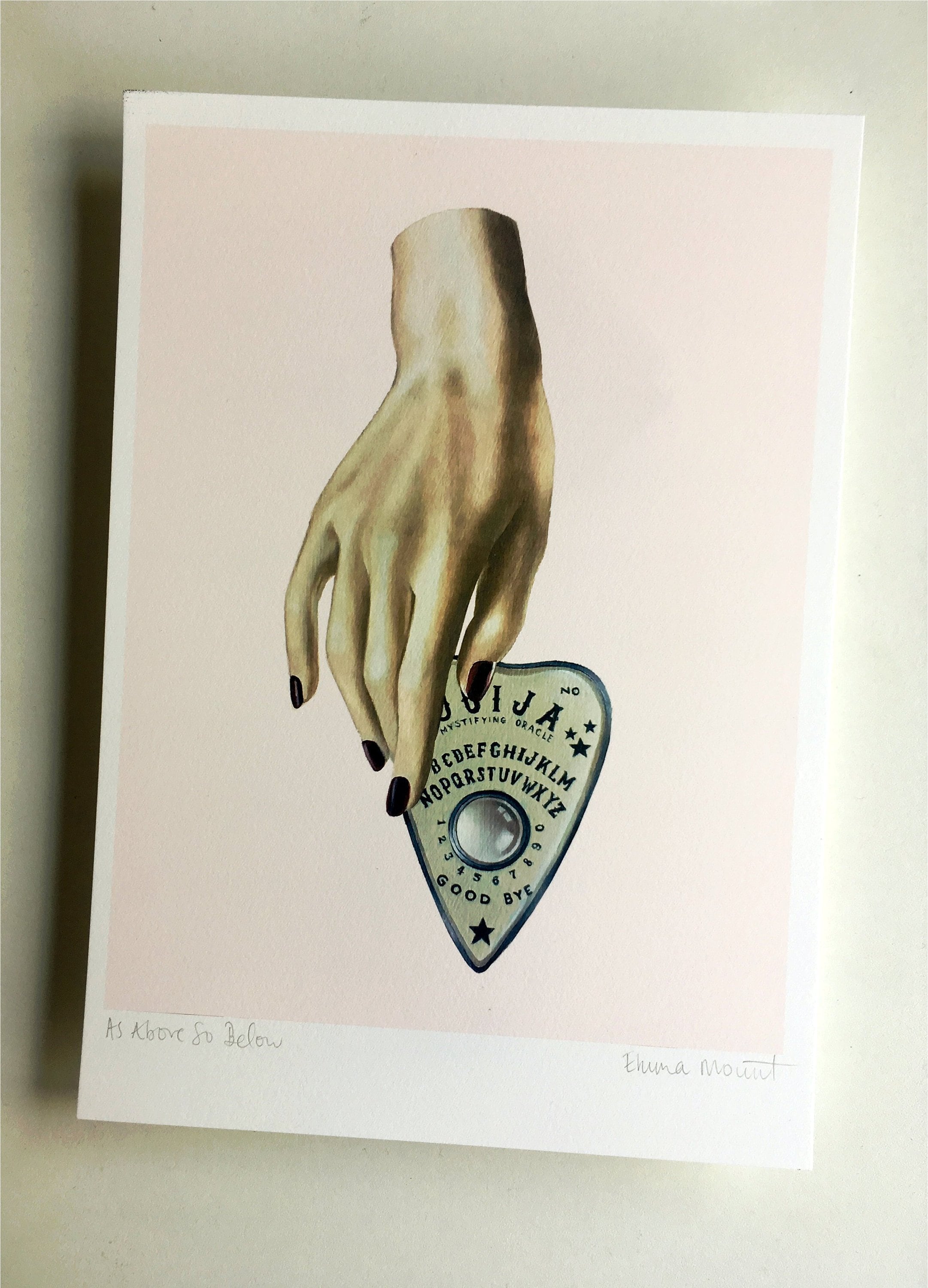 As above, so below, planchette and Ouija board. - craibas.al.gov.br