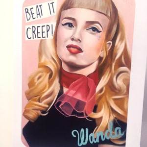 Print Cry Baby's Wanda Woodward - Beat It Creep! John Waters Movie - Etsy