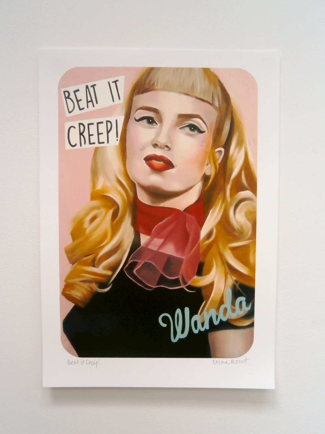 Print Cry Baby's Wanda Woodward - Beat It Creep! John Waters Movie - Etsy