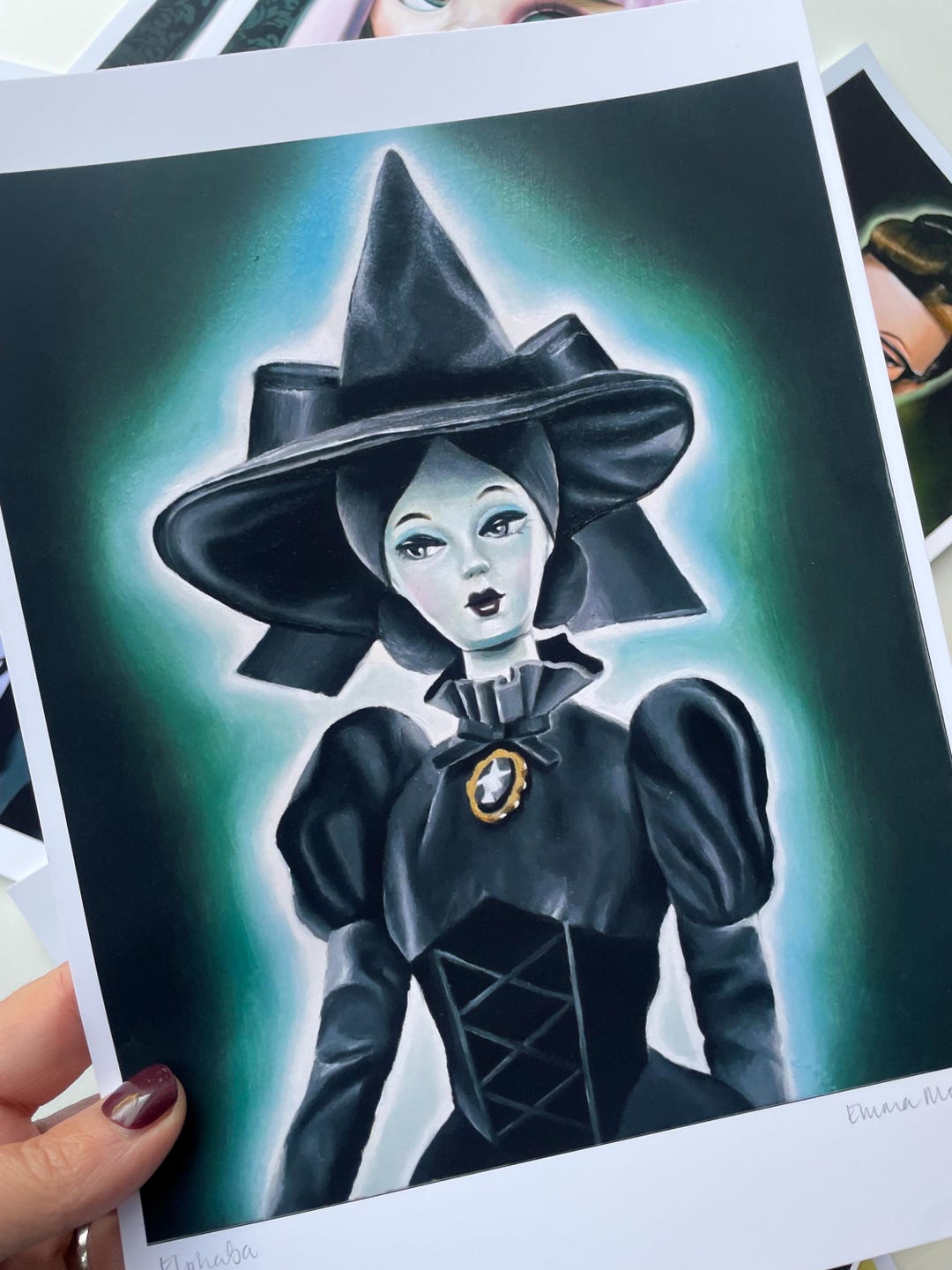 Wicked Witch of the West / A4 Art Print / 'elphaba' / Witchcraft / Doll ...