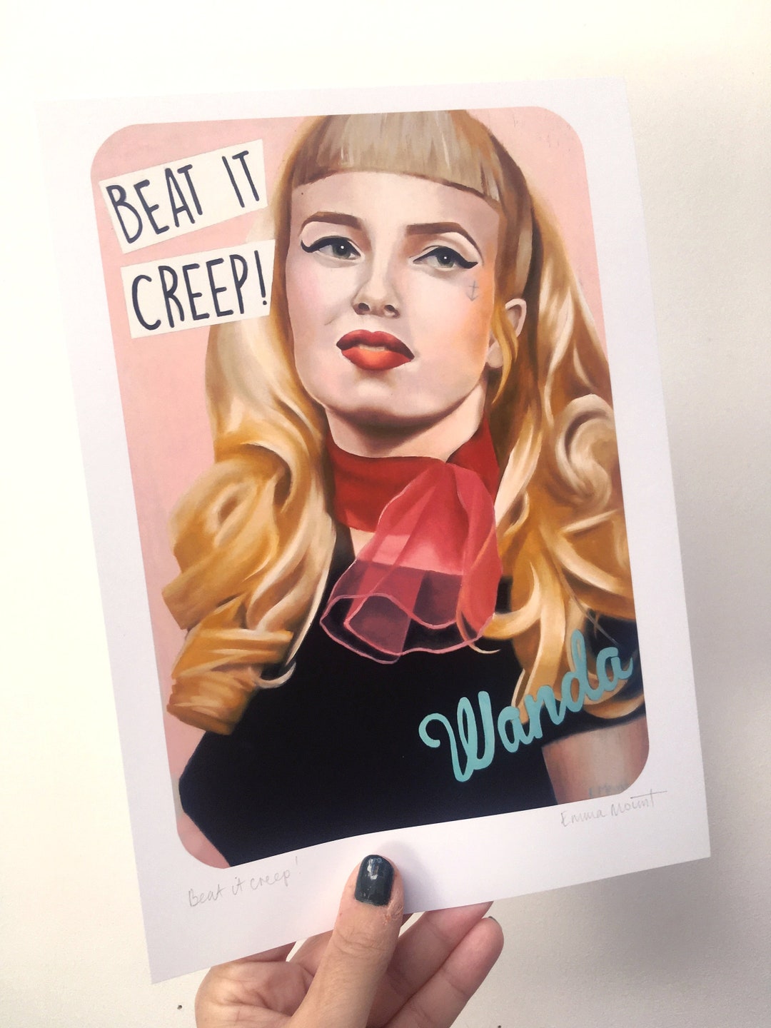 Print Cry Baby's Wanda Woodward - Beat It Creep! John Waters Movie - Etsy