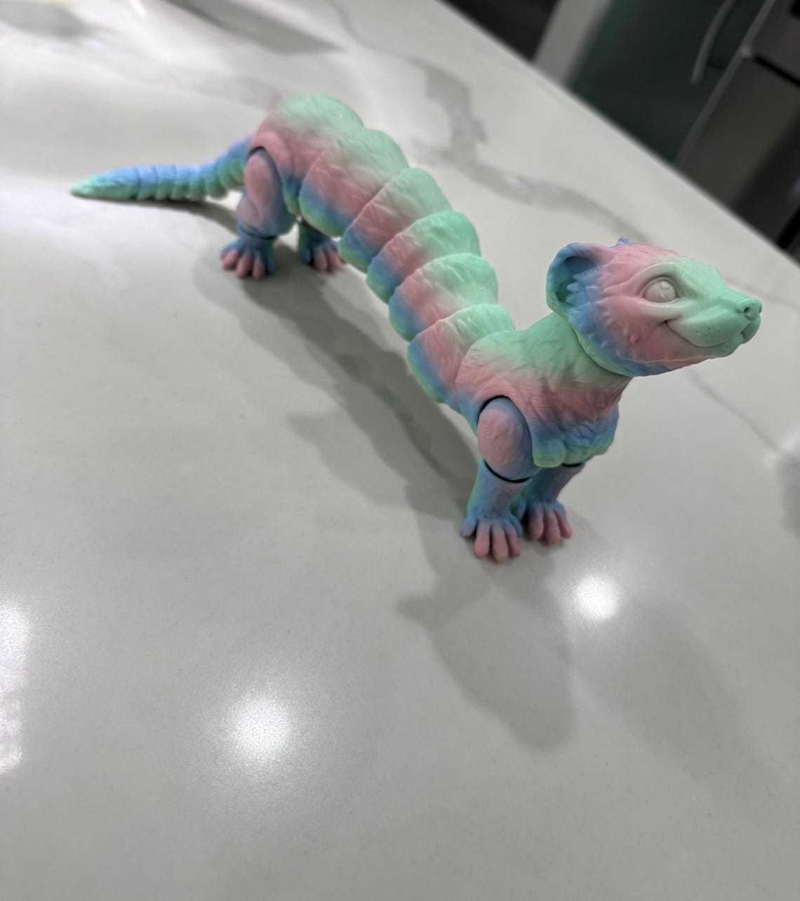 3D Printed Ferret Figurine – Cute Animal Miniature – Ferret Lover Gift ...