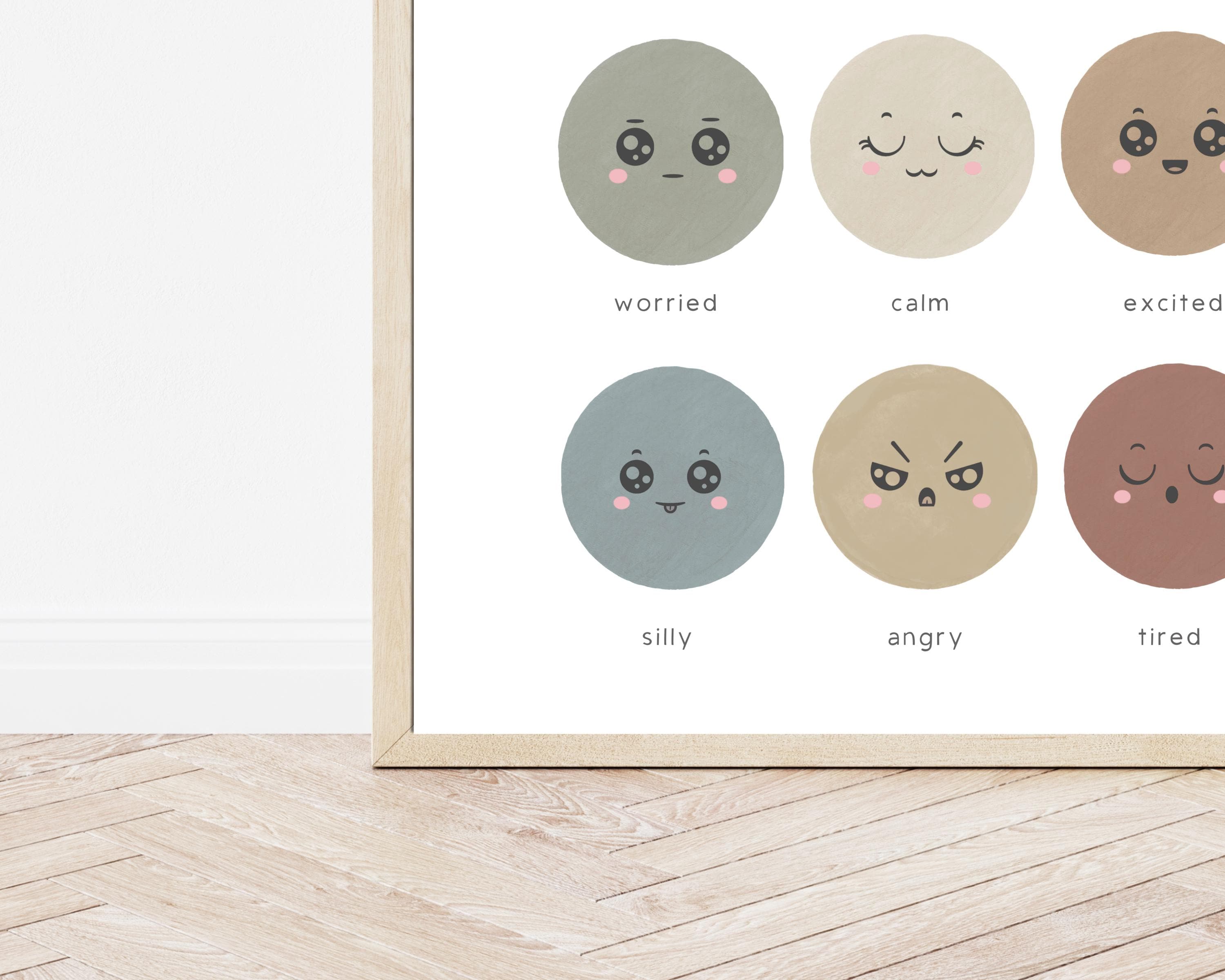 Feelings Chart Printable | Emotion Poster | Mood Chart - Etsy UK