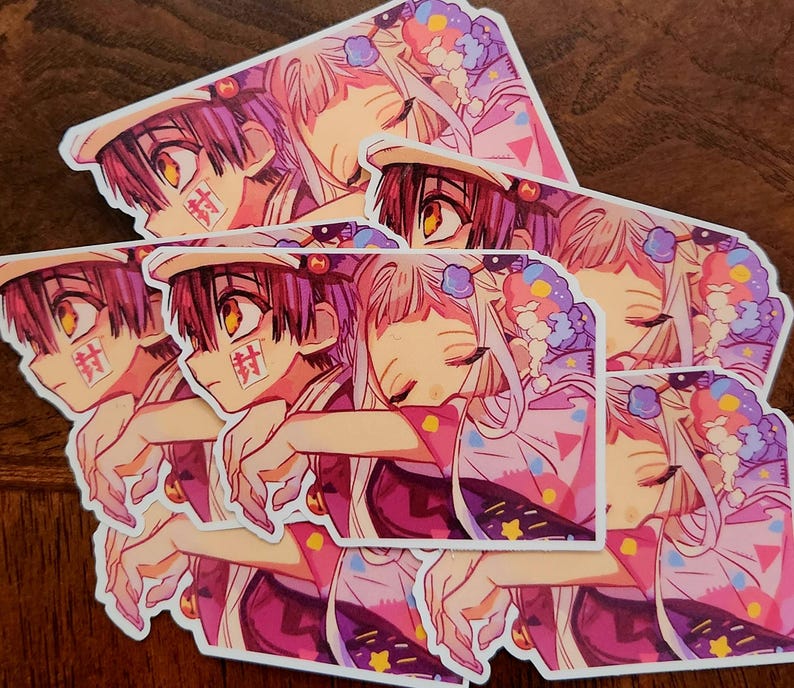 Hanako & Nene - Toilet Bound Sticker - Etsy