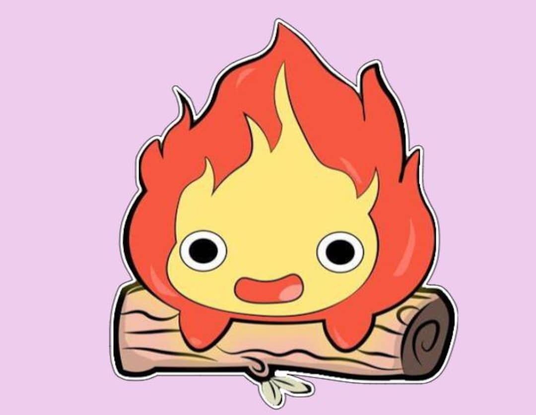 Calcifer - Howl's Moving Castle Sticker - Etsy