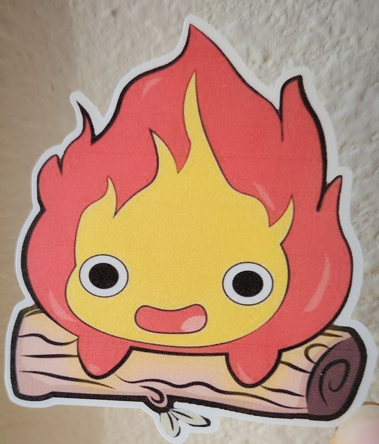 Calcifer - Howl's Moving Castle Sticker - Etsy