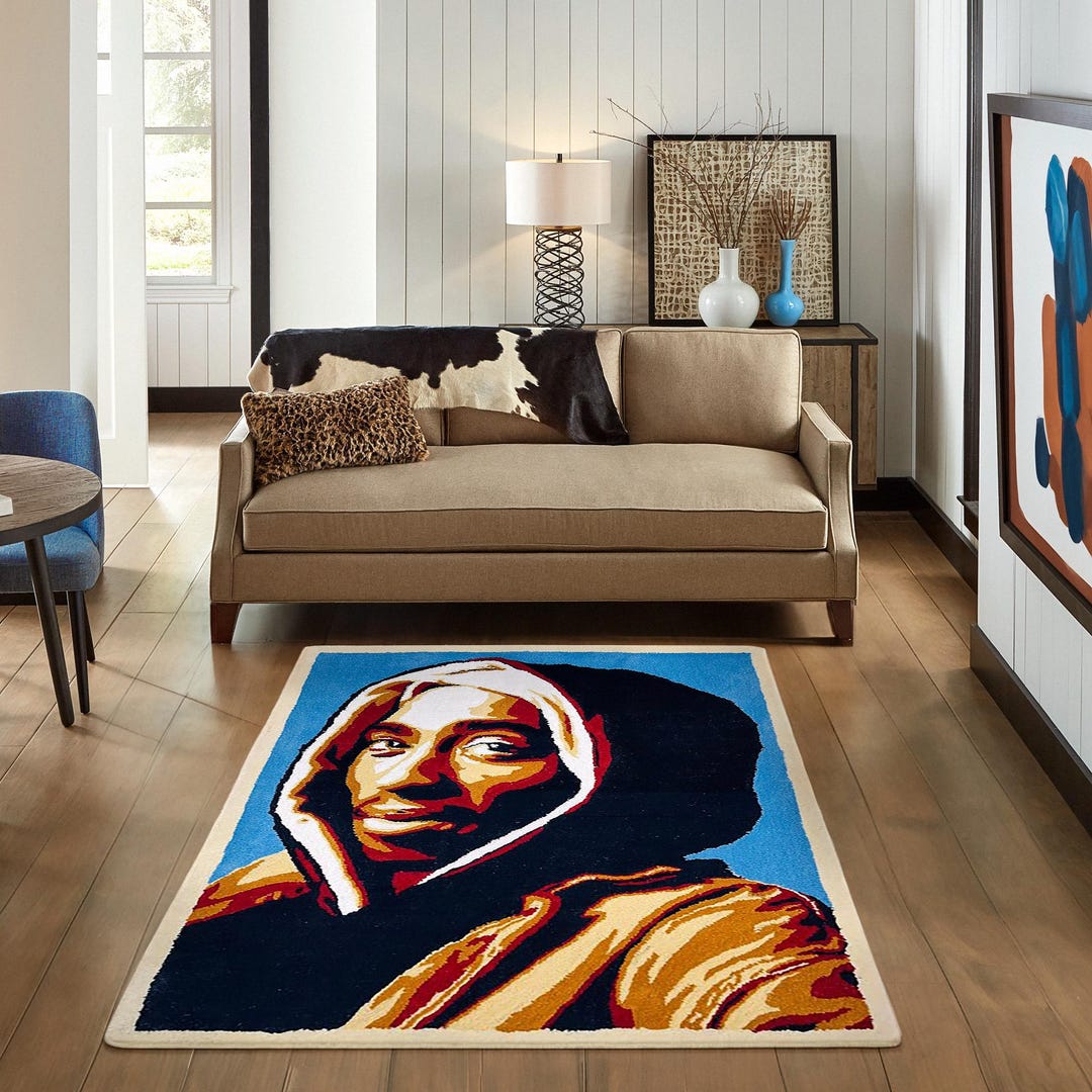 Tupac/ Tupac Hand Tufted Rug - Etsy