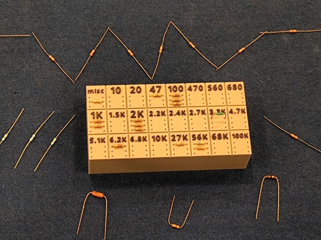 Resistor Organizer - Etsy