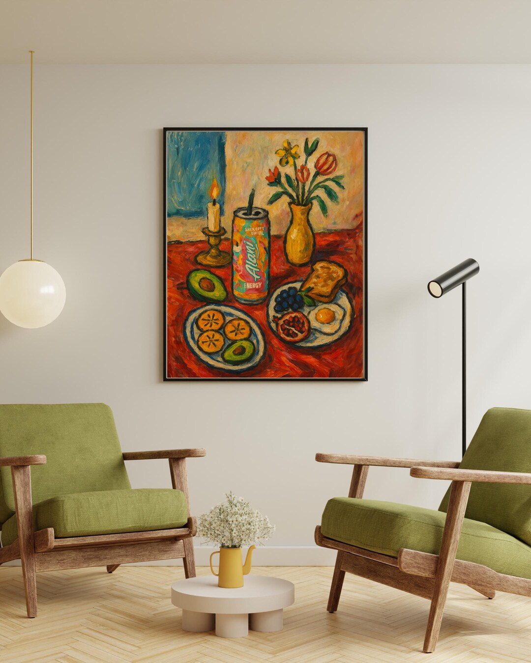 Alani Nu Energy Drink Still Life Print – Whimsical Food Art With Fruit ...