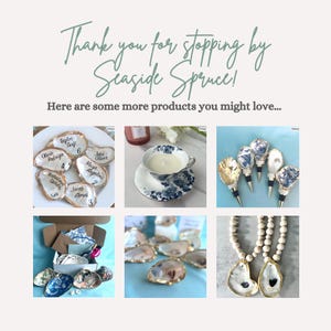 Oyster Shell Place Cards for Beach Wedding Table Decor Formal Event ...