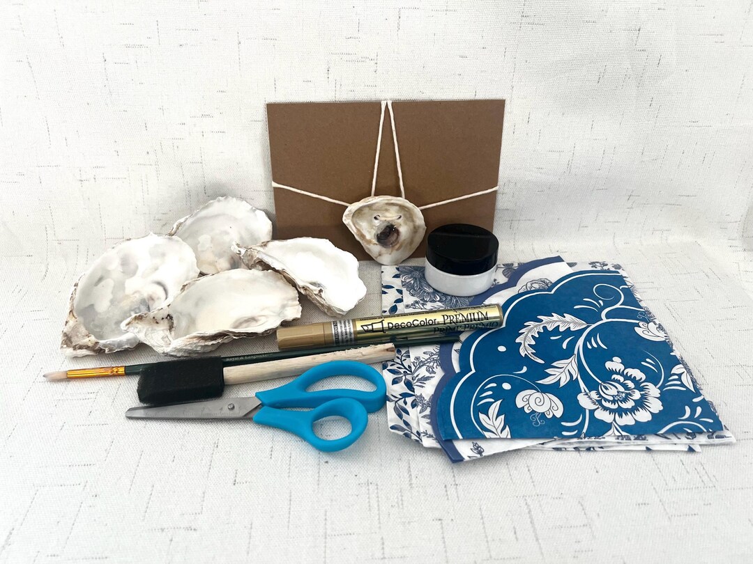 Oyster Shells Decorating Crafting Kits Crafting Paper Activity for ...