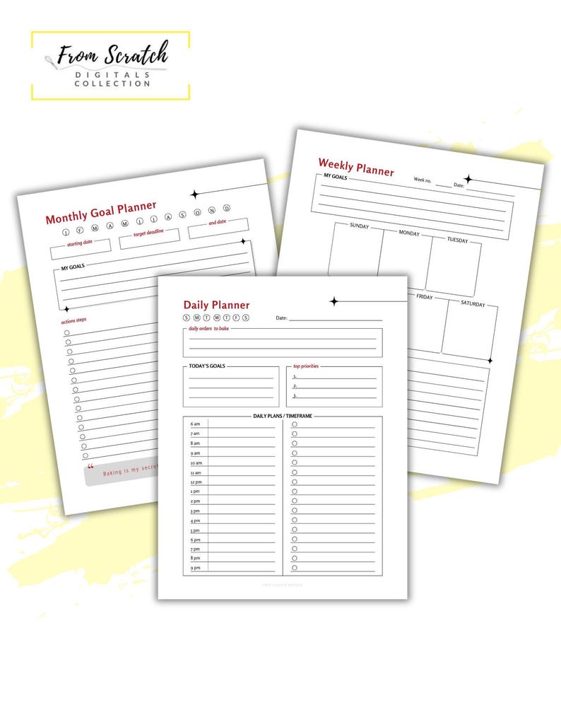 My 2025 Baking Planner - Etsy