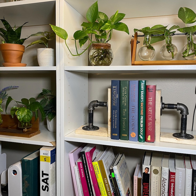 Pipe Bookends - Etsy
