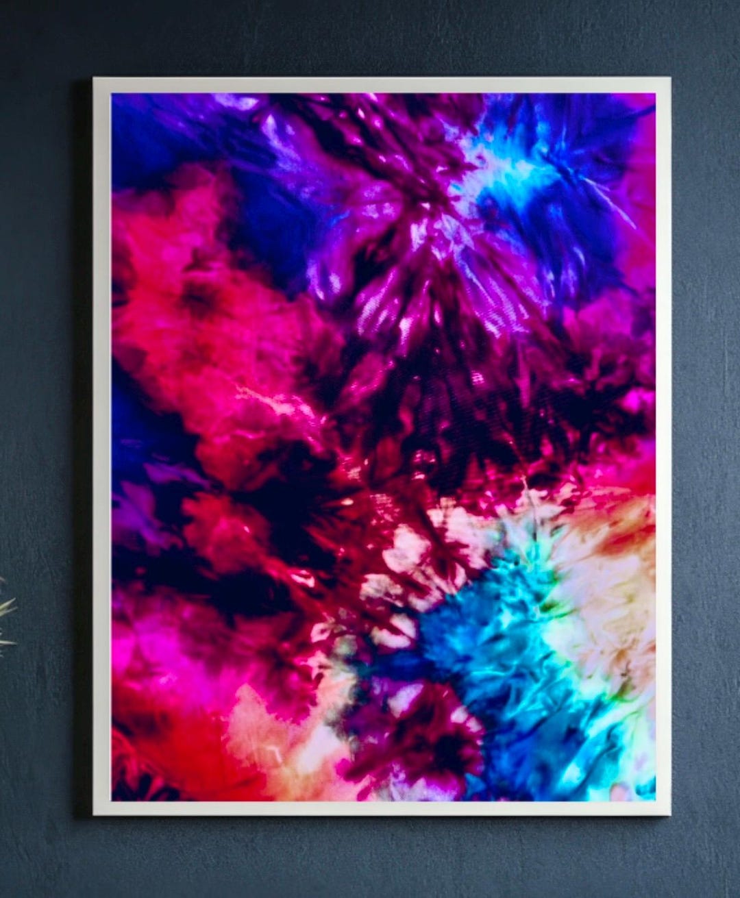 Tie Dyed Printable Tapestry,colorful Textile Digital Art,vintage Fabric ...