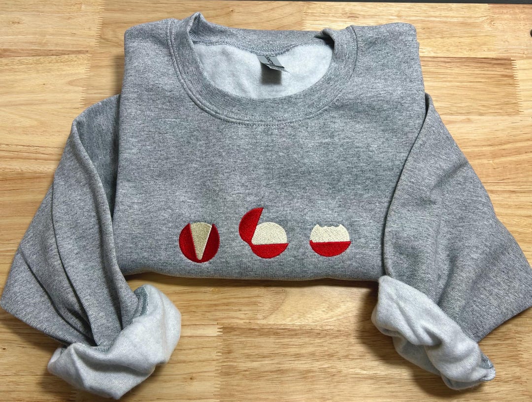 Cheese Embroidered Crewneck Sweater | Silly Funny Embroidery | Babybell ...