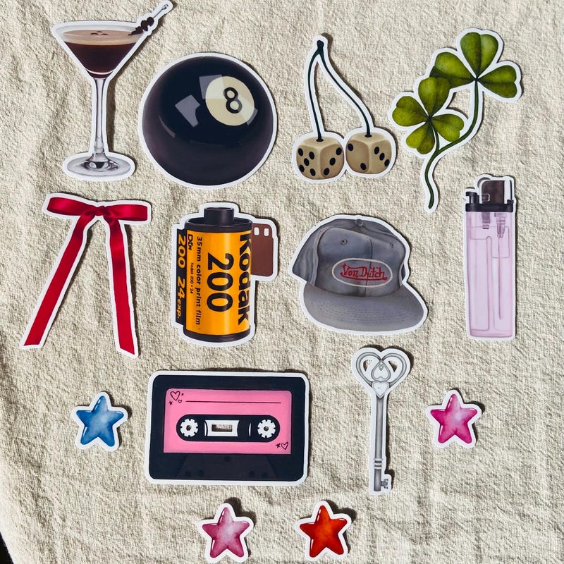 Aesthetic Sticker Designs - Etsy