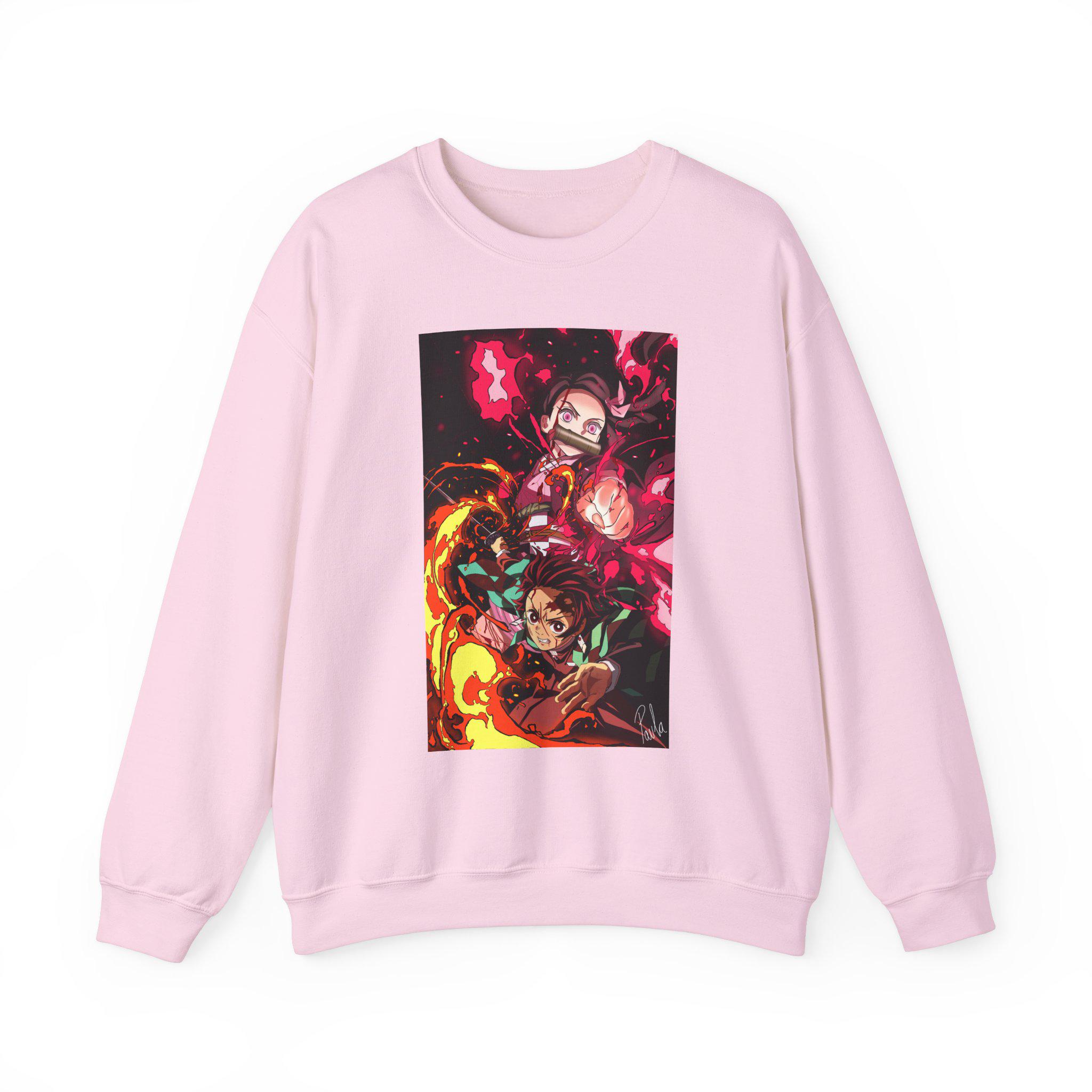 Demon Slayer Nezuko & Tanjiro Crewneck Sweatshirt - Etsy