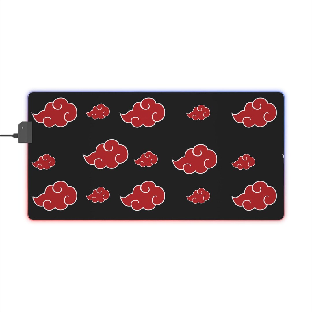 Gaming Mouse Pad, Naruto Anime Akatsuki, LED Desk Mat, Gaming ...