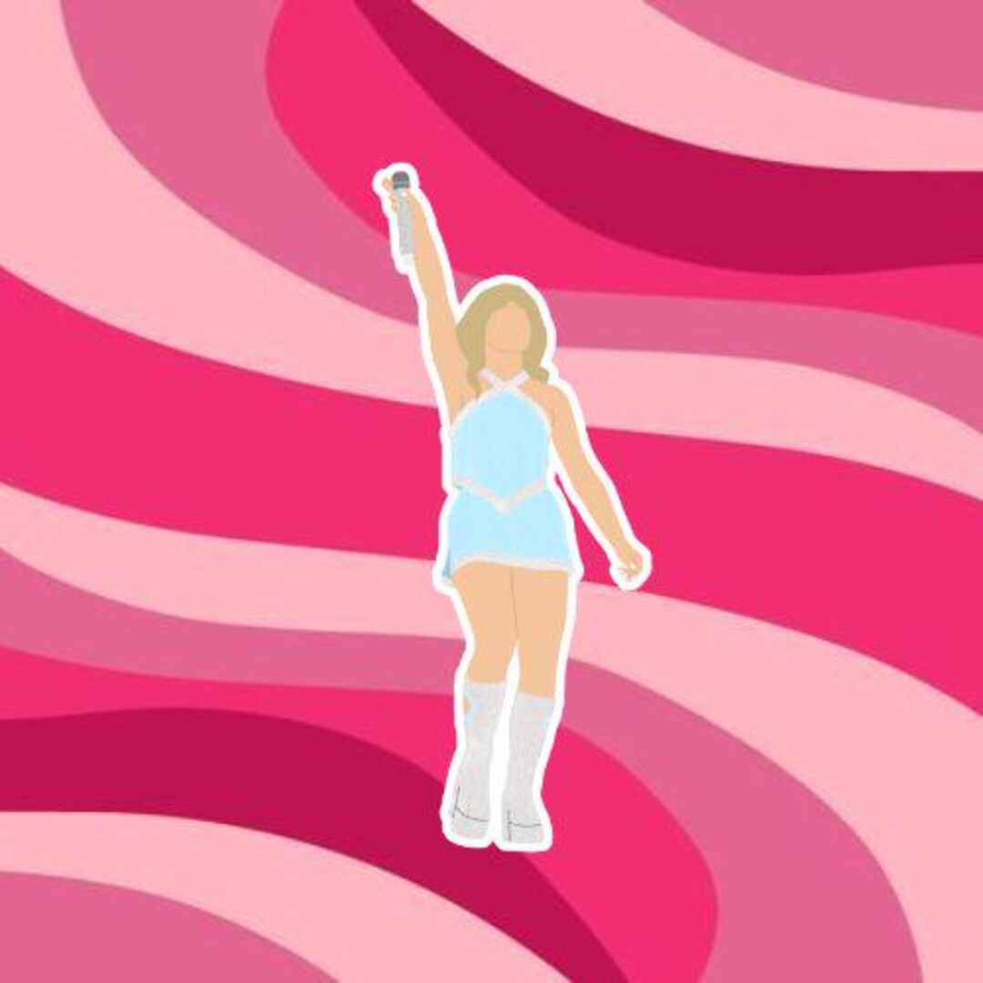 Sabrina Carpenter Blue Juno Outfit Sticker - Etsy