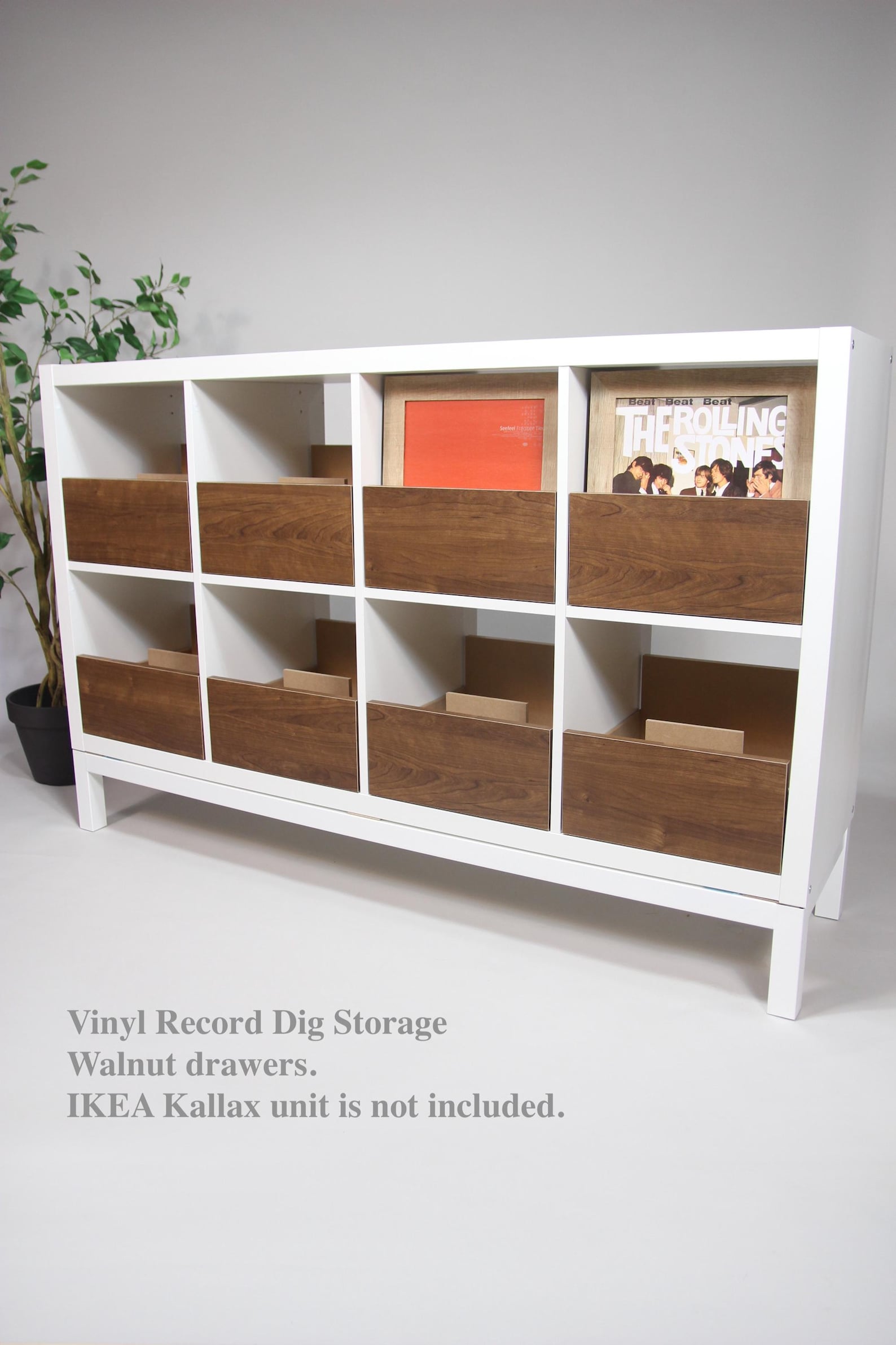 IKEA Kallax Vinyl Record Storage Drawer Insert, LP Cabinet - Etsy