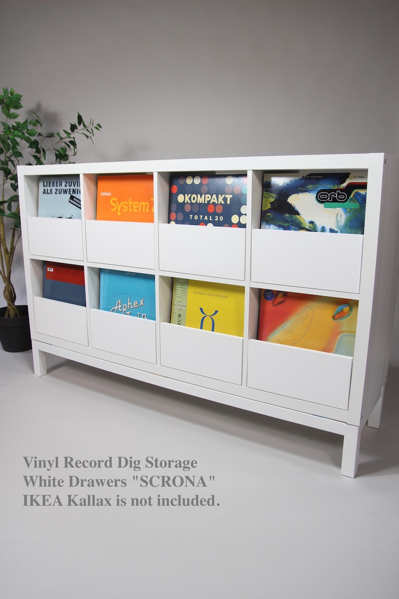 IKEA Kallax Vinyl Record Storage Drawers, LP Album Insert - Etsy