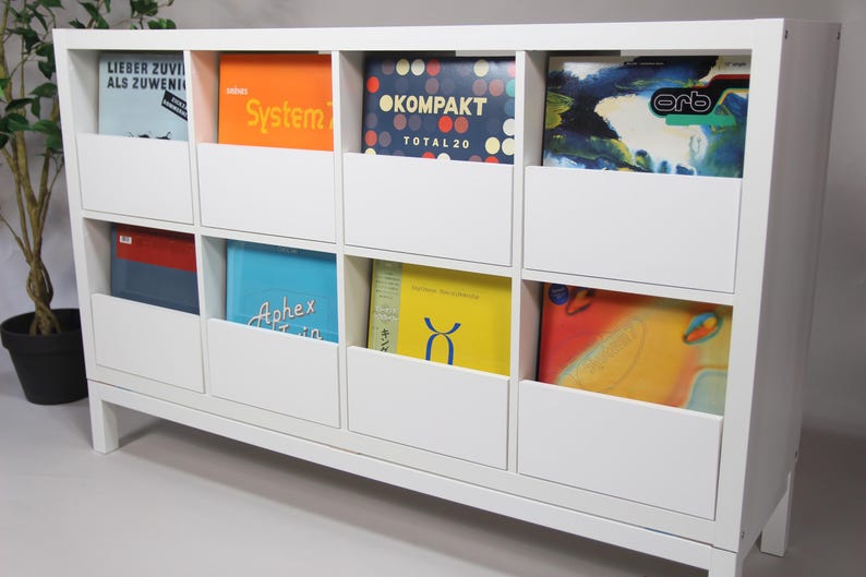 Vinyl Record Dig Storage for IKEA Kallax：diy Drawers, LP Part Cabinet ...