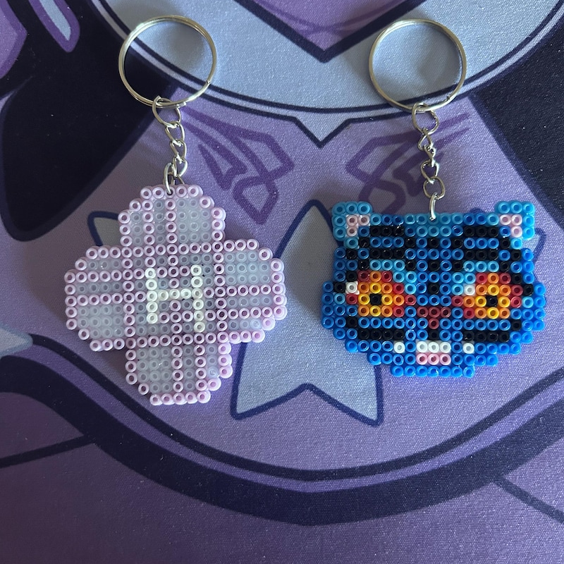 Melty Bead Keychain - Etsy