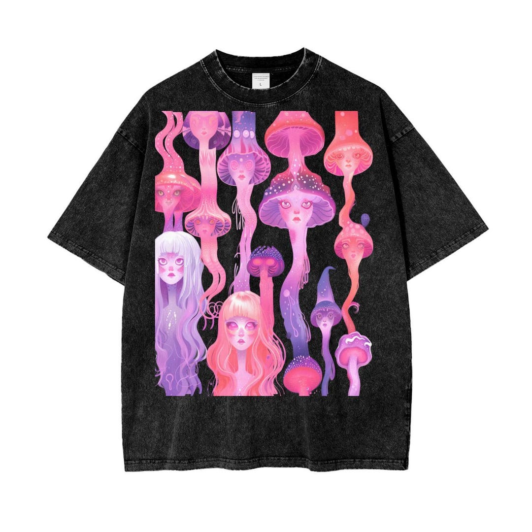 Anime Neon Jellyfish Laava Lamp Yokai Rave Liquid Drip Oversize Snow ...