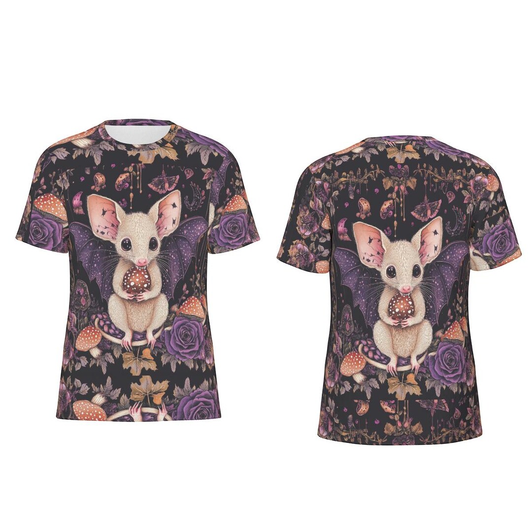 Possum Mouse Strawberry Goth Cottagecore Mushroom Festival Rose Psy ...