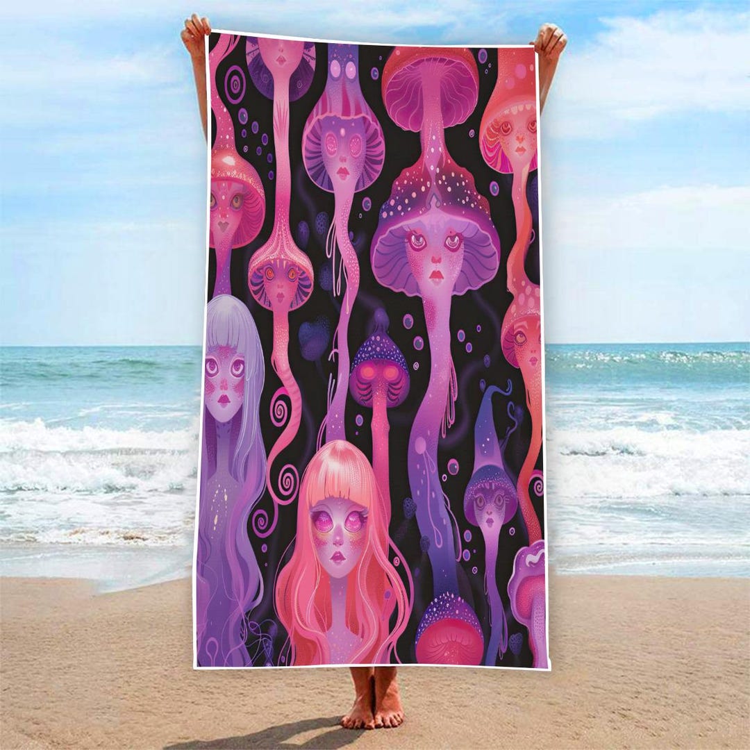 Anime/ Neon Jellyfish Laava Lamp Yokai Rave Liquid Drip Rectangular ...